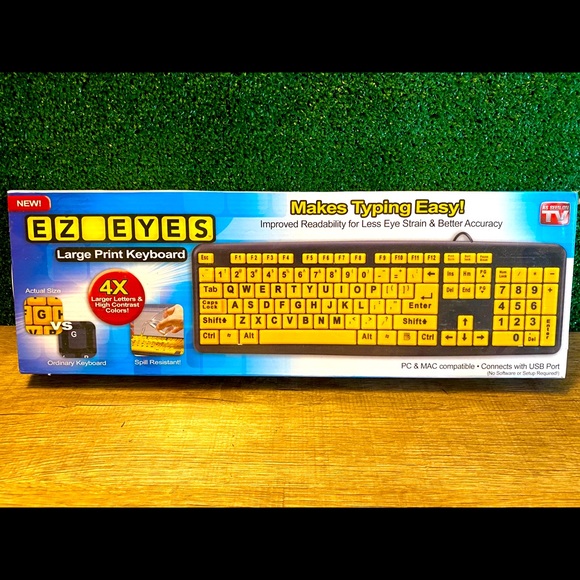 EZ Eyes | Computers, Laptops & Parts | Ez Eyes Makes Typing Easylarge ...
